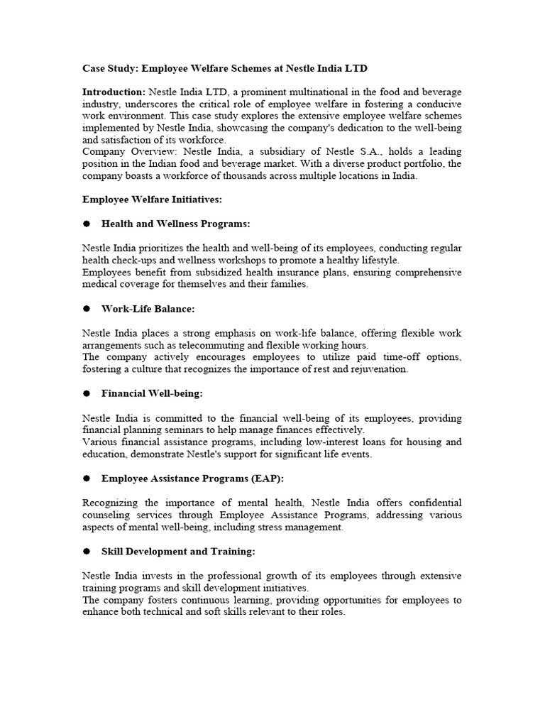 Case Study - Nestle | PDF