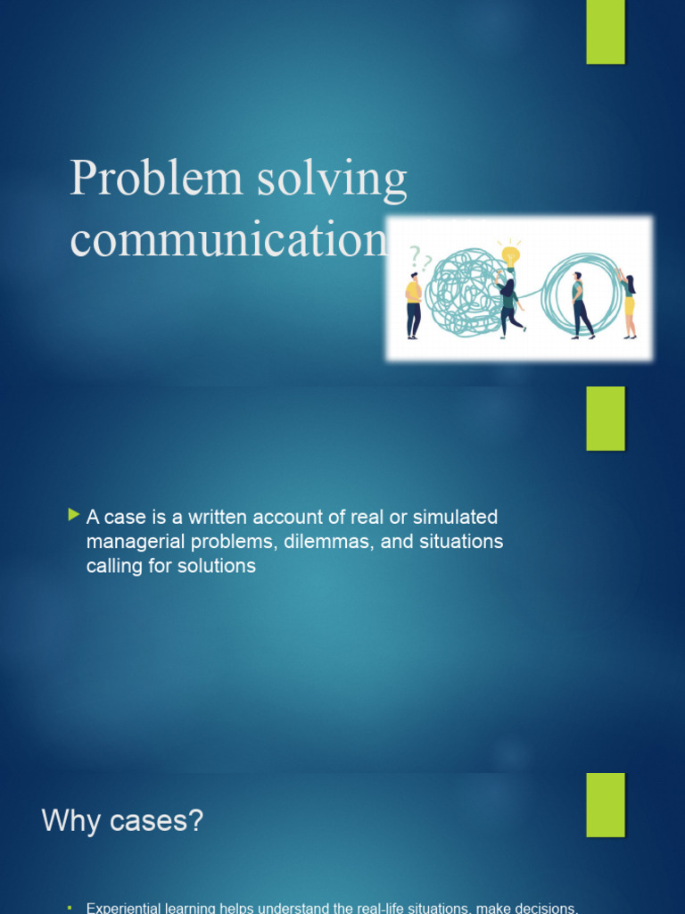 Problem Solving Communication Skills | PDF | Power (Social And ...