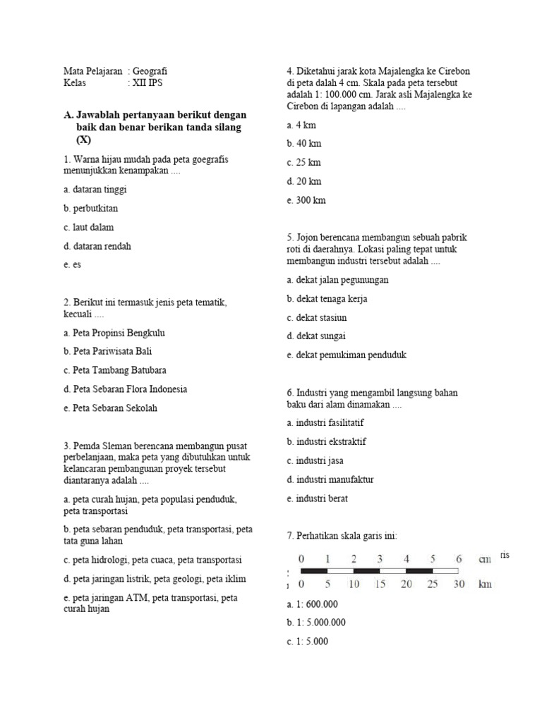 Geografi Kelas XII | PDF