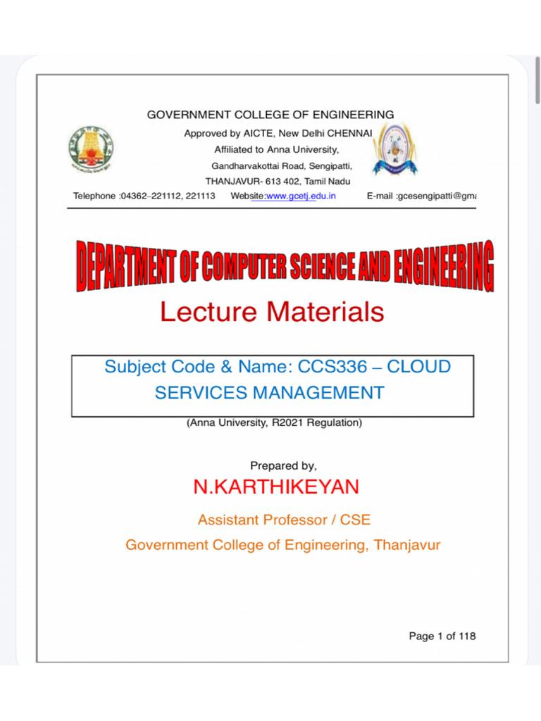 Cloud Services Management | PDF