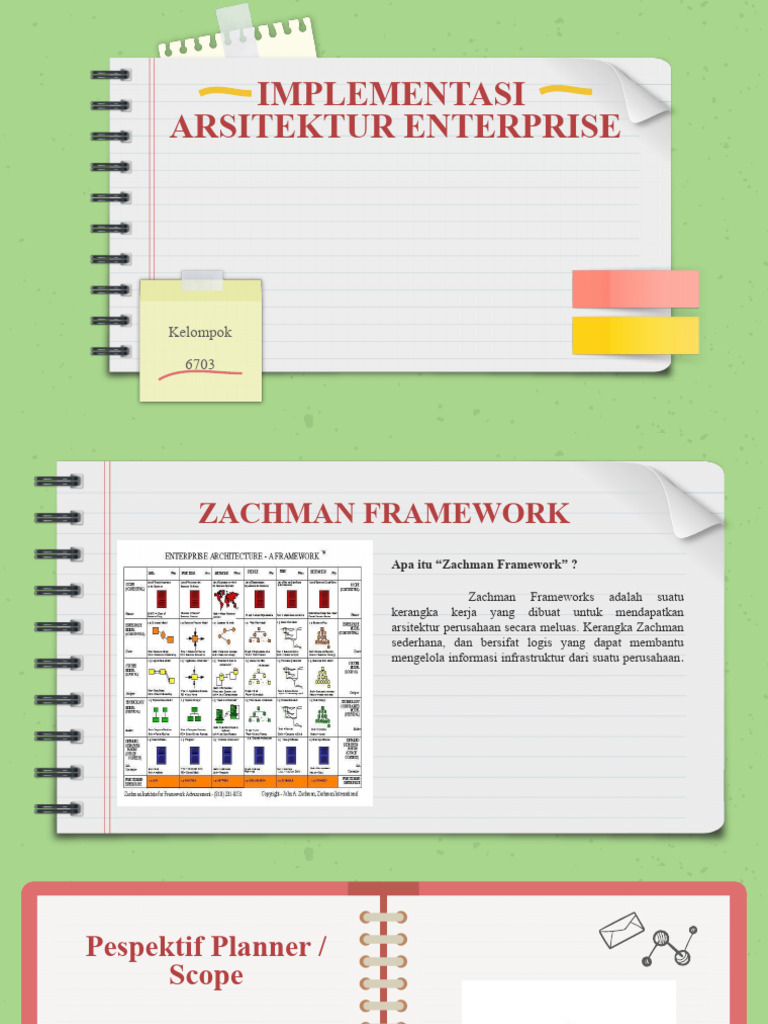 Contoh Zachman Framework HOTEL | PDF