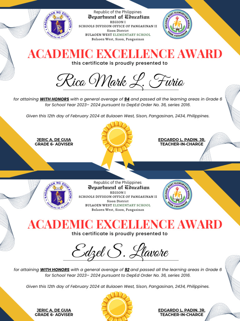 Black and Gold Elegant Modern Certificates | PDF | Southeast Asia ...