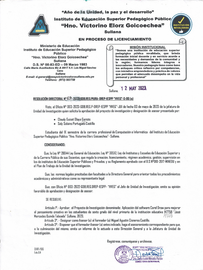 Resolucion y Fimas | PDF