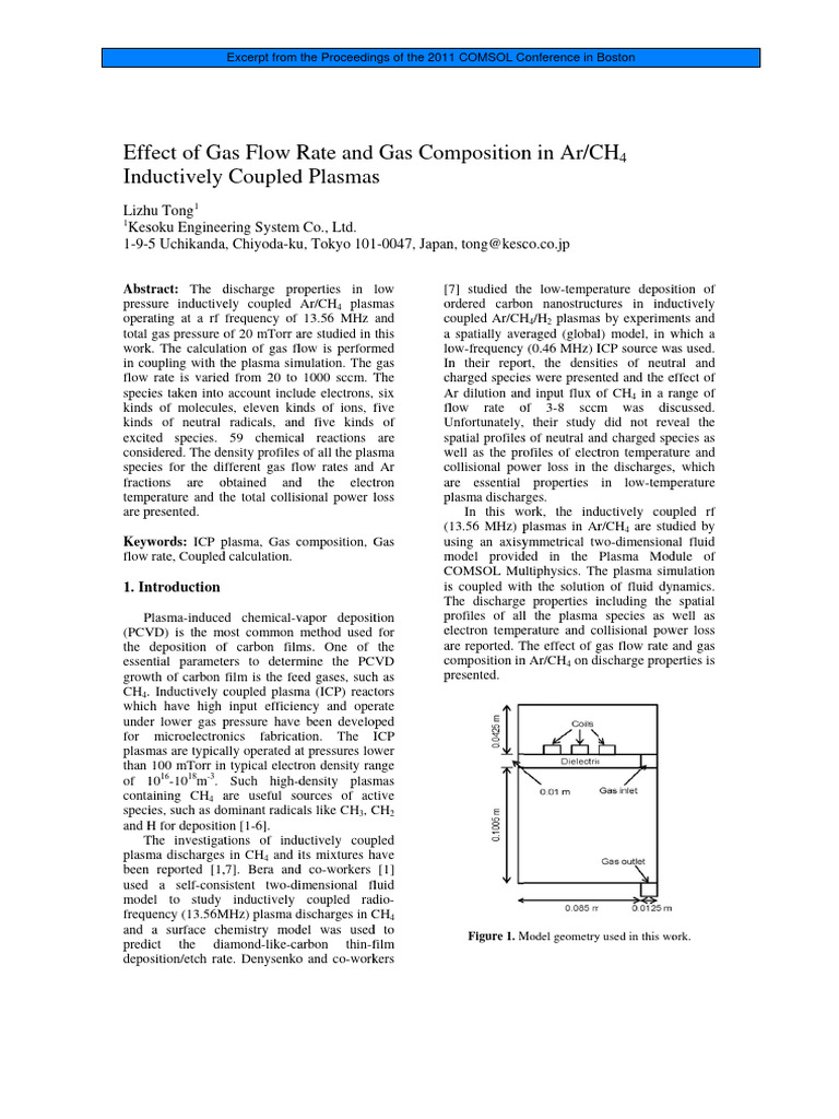 Tong Paper | PDF | Gases | Fluid Dynamics