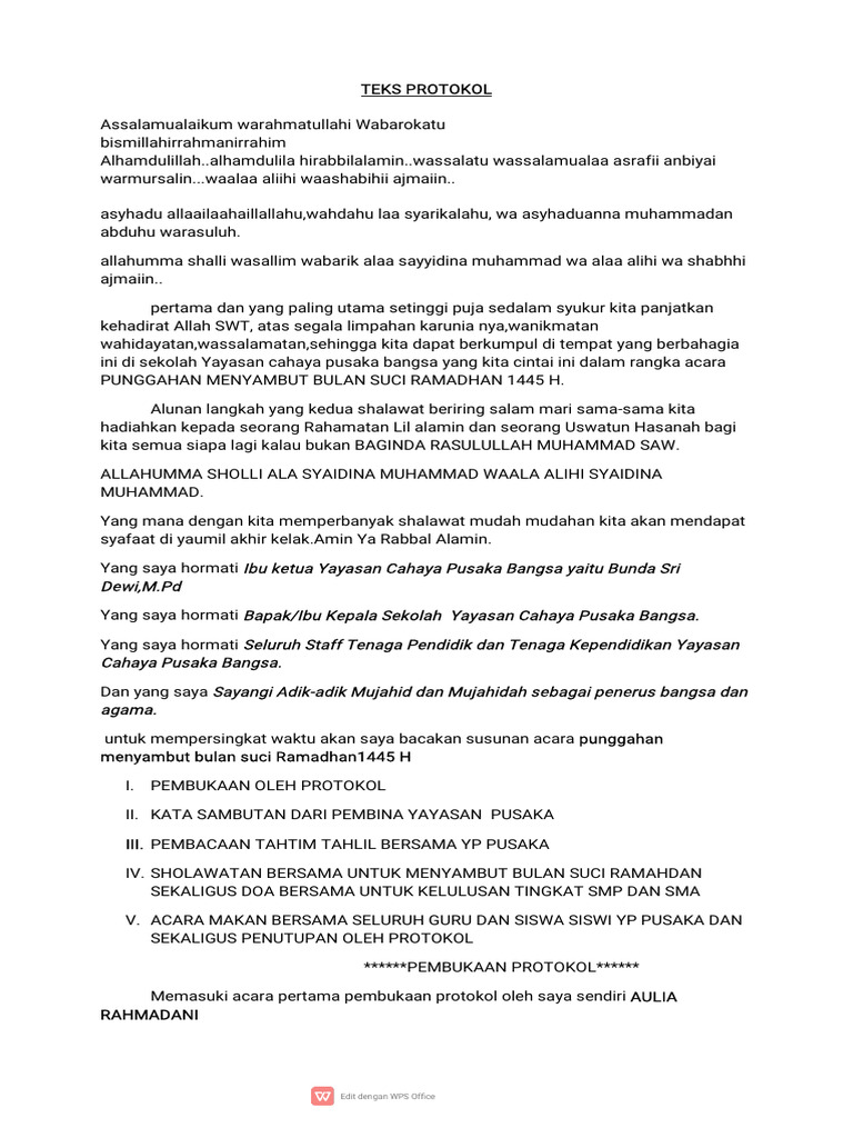 Teks Protokol Fixx | PDF