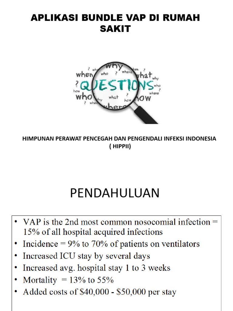 Aplikasi Bundle Vap Di Rumah Sakit | PDF