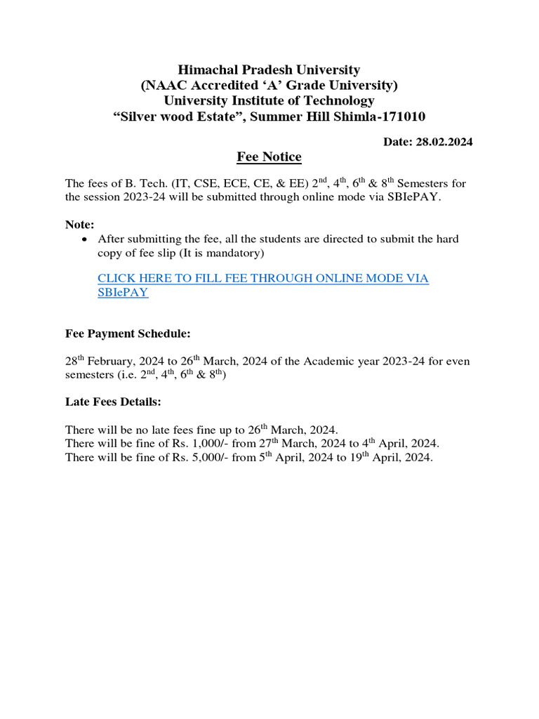65ded389ef96dfee Notice Updated | PDF