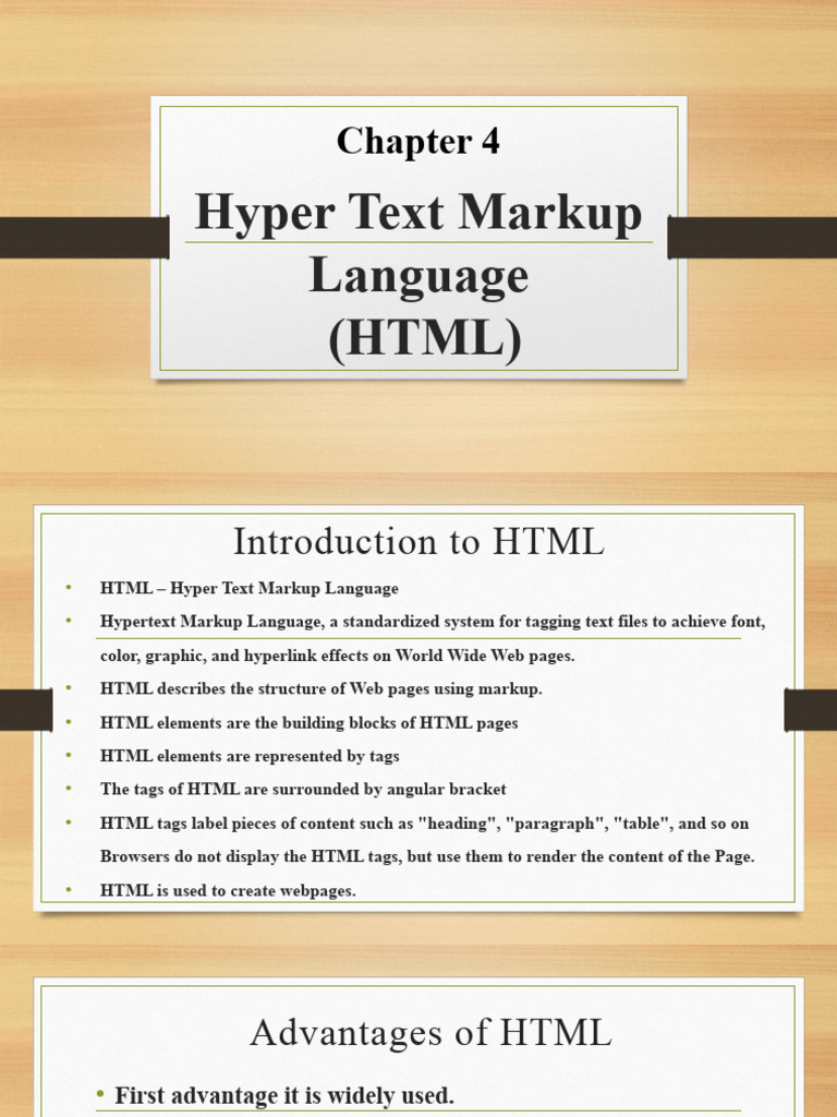 HTML | PDF | Hyperlink | Html Element