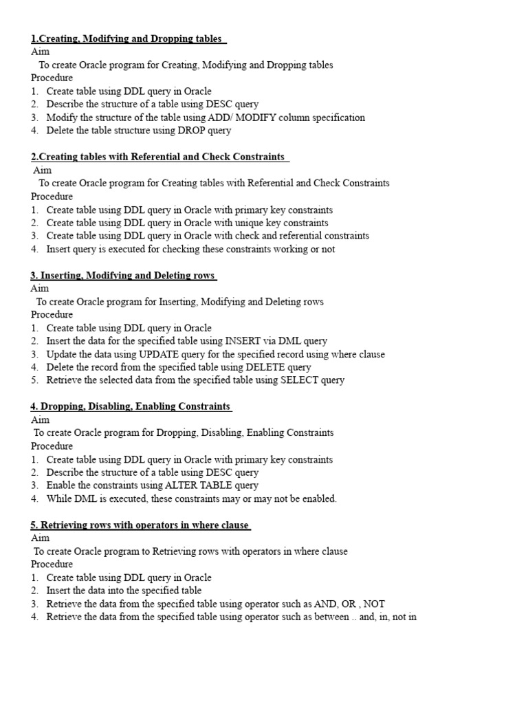 Oracle Procedure 1 | PDF | Parameter (Computer Programming) | Pl/Sql