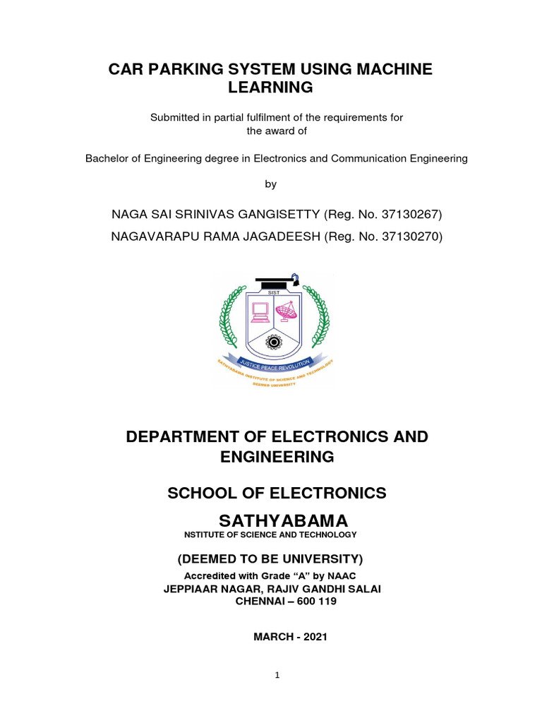Car Parking | PDF | Internet Of Things | Parking