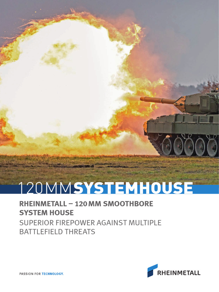 Rheinmetall's 120mm MBT Solutions | PDF | Tanks | Ammunition