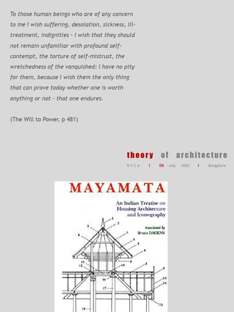 Mayamata: Indian Architecture Treatise | PDF | Intuition | Architect