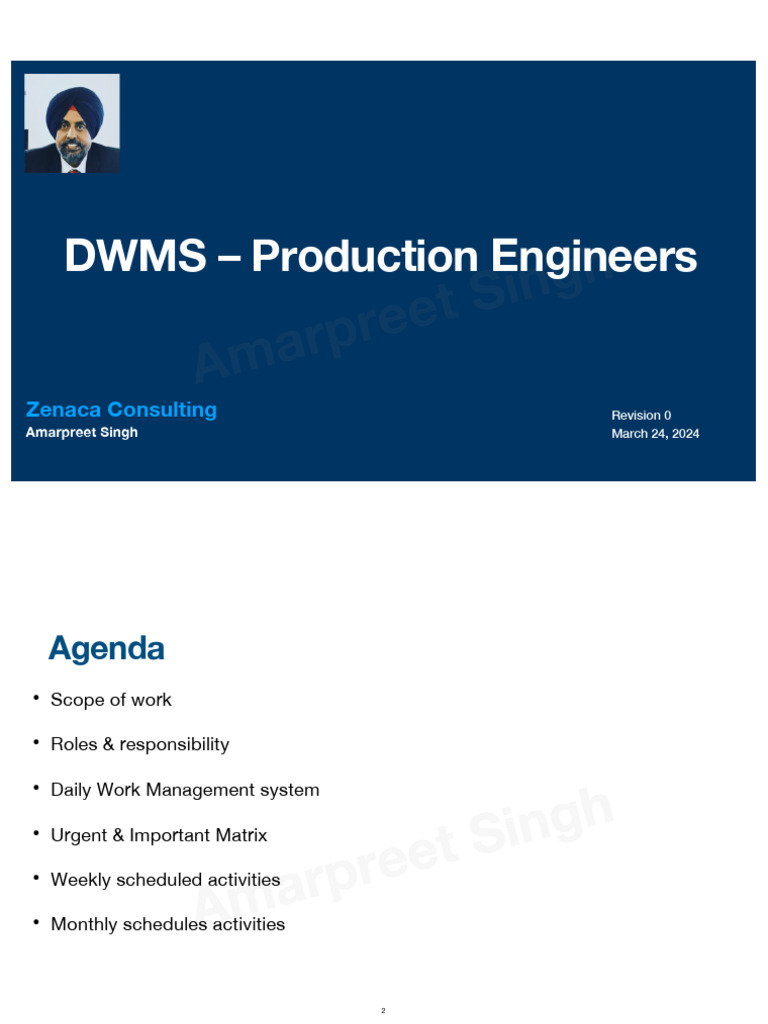 Dail Work Management System-1 | PDF | Goal | Inventory