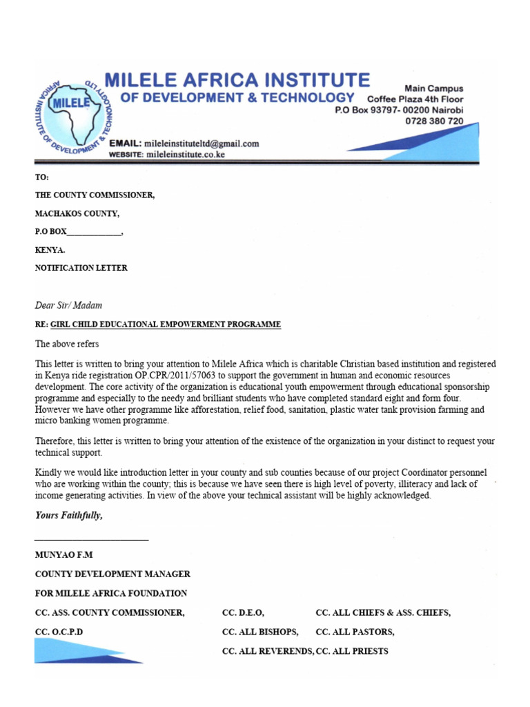 County Commissioner Letter | PDF