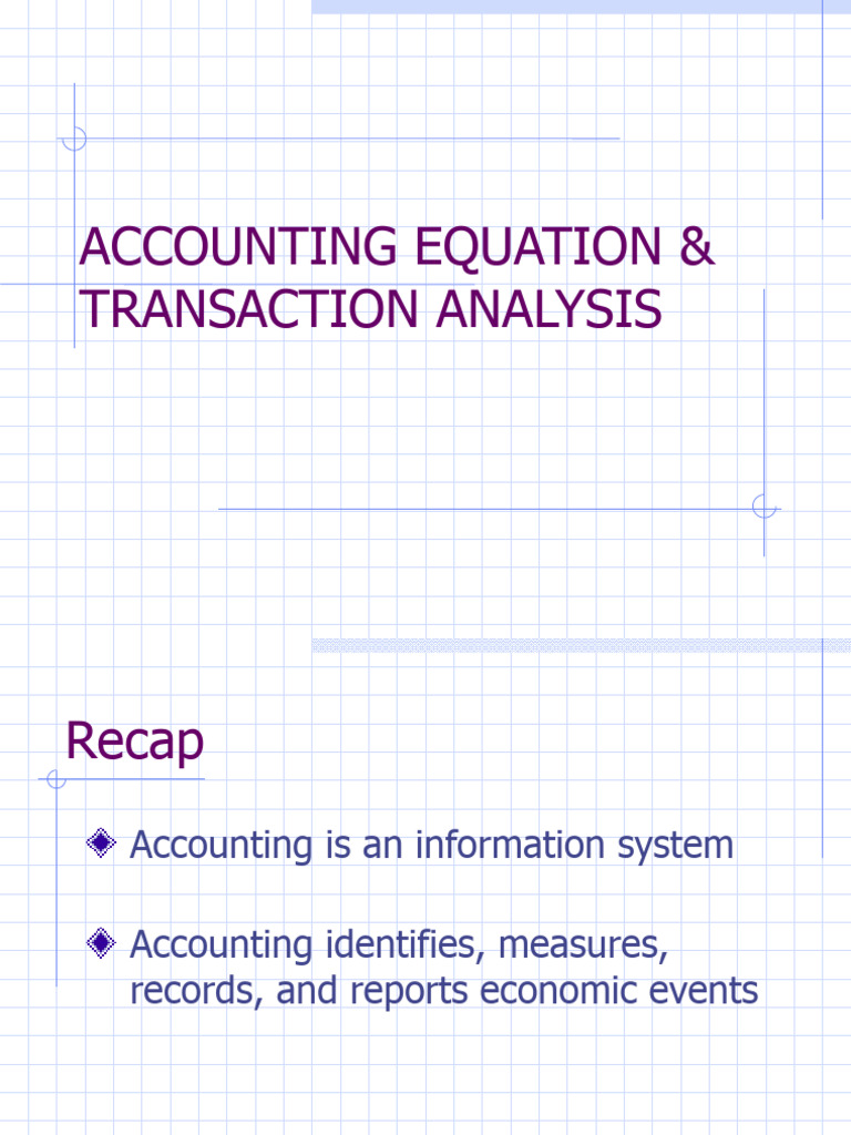 L2 Accounting Equation And Transaction Analysis Edited With Ansswer Pdf Equity Finance