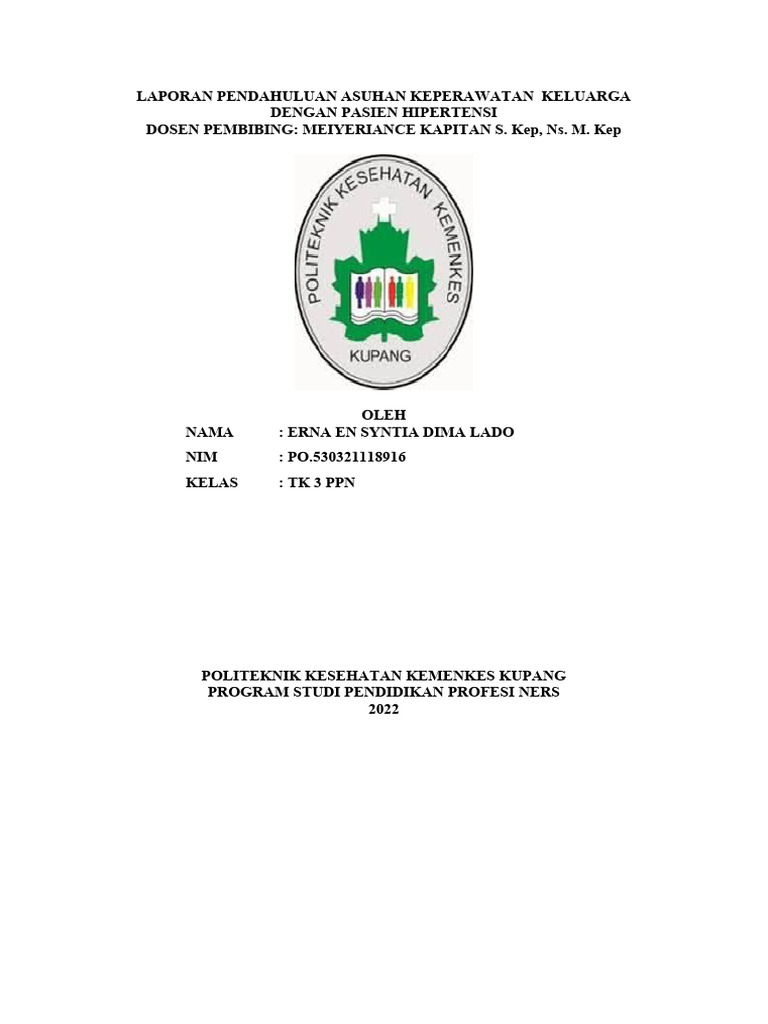 LP kELUARGA HIPERTENSI - ERNA DIMA LADO | PDF