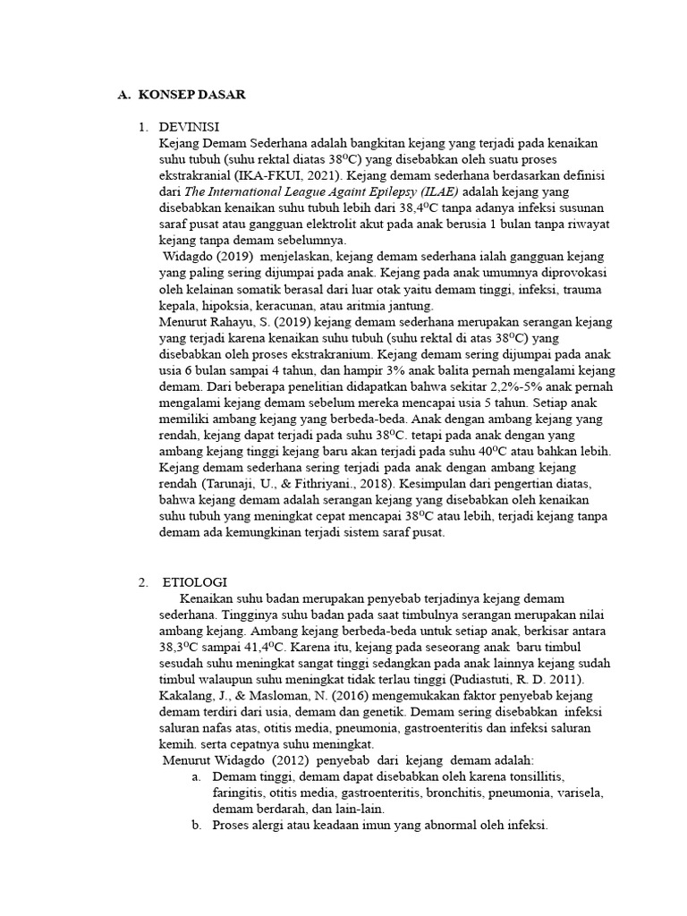 LP Kejang Deman Sederhna Gloria | PDF