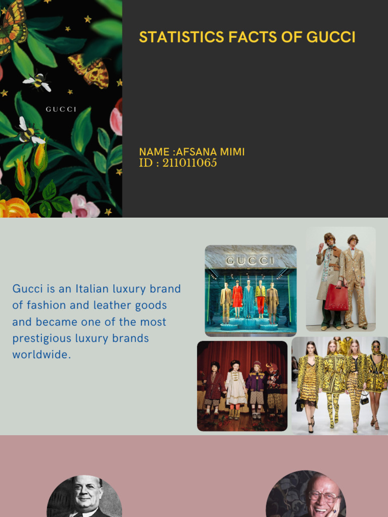 Statistics Gucci | PDF | Fashion