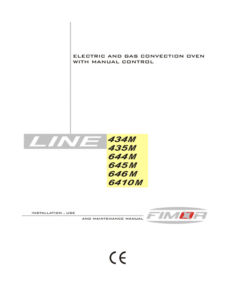 Инструкция Конвектомат Fimor | PDF | Chimney | Oven