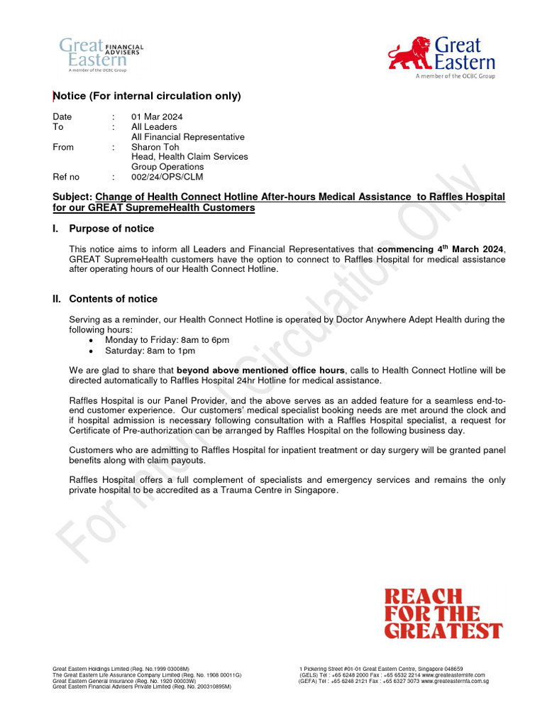 Health Connect Hotline Update | PDF | Hospital | Health Care