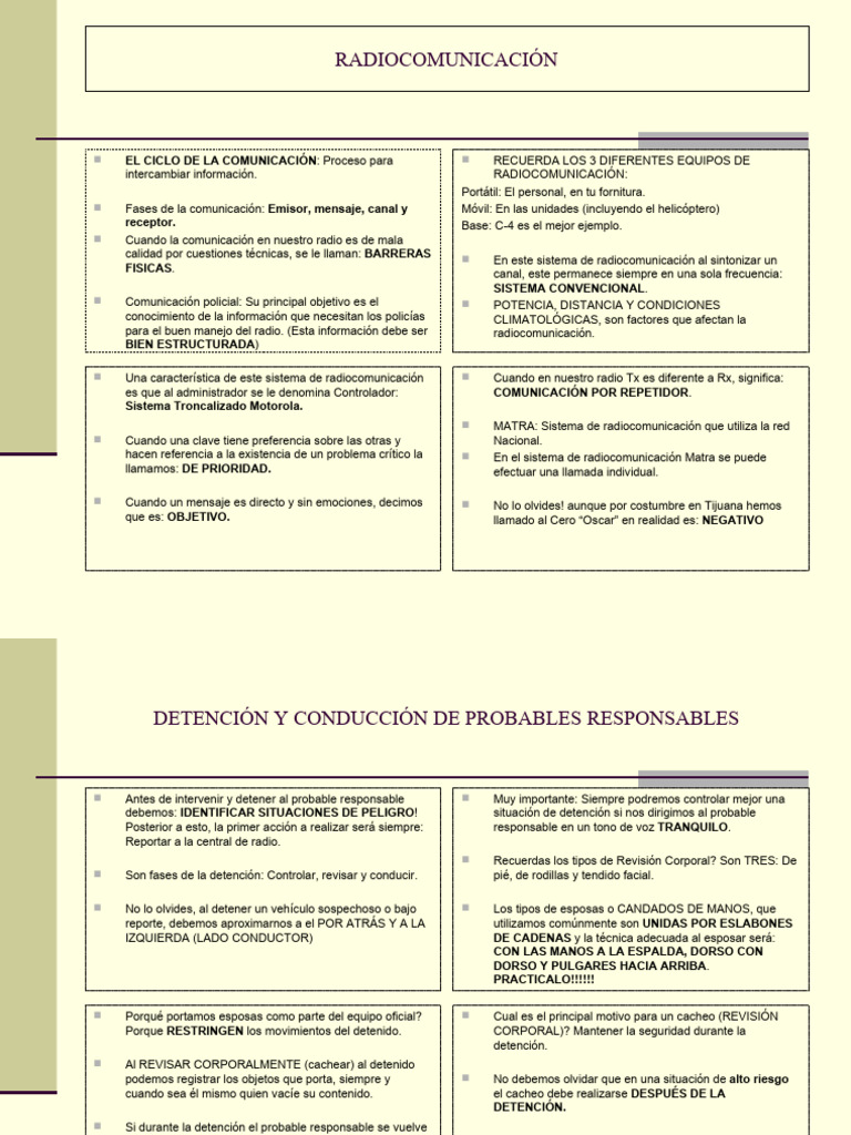 Revisión Corporal Policial y Procedimientos | PDF | Policía | Microsoft ...