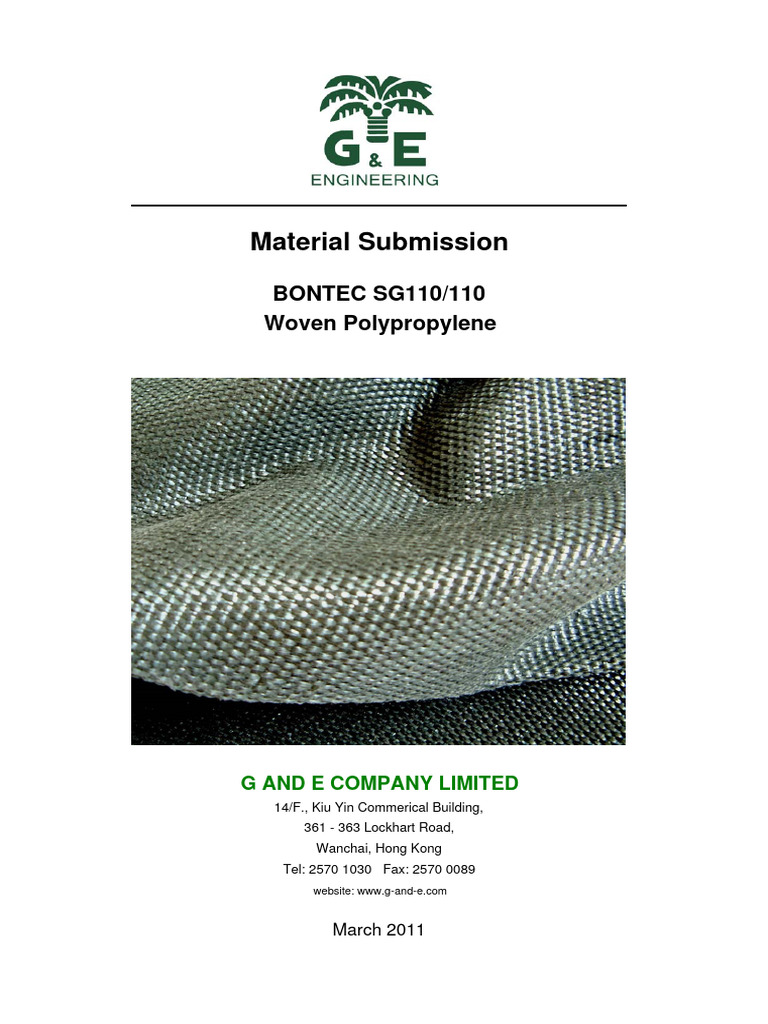 Technical Data | PDF | Textiles | Nonwoven Fabric