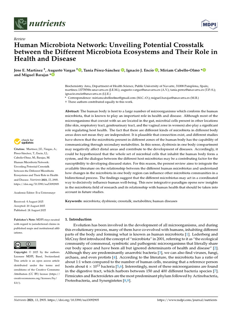 Review Microbiota | PDF | Candida (Fungus) | Microbiology