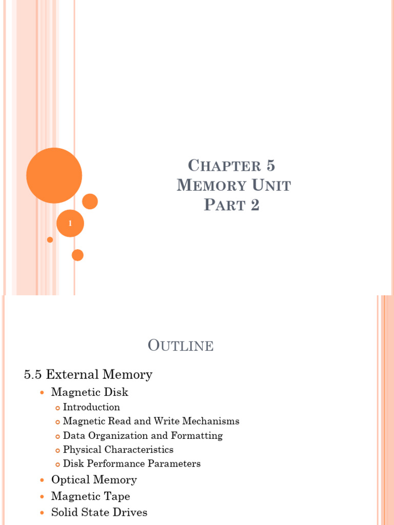 Comp Arch Chapter5MemoryPart2 - 2010 | PDF | Hard Disk Drive | Cd Rom