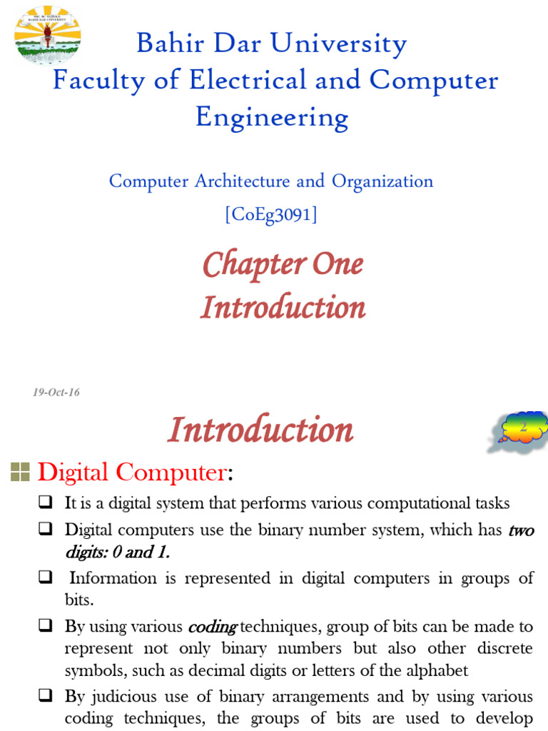 Comp Arch Chapter 1 | PDF | Central Processing Unit | Computer Data Storage