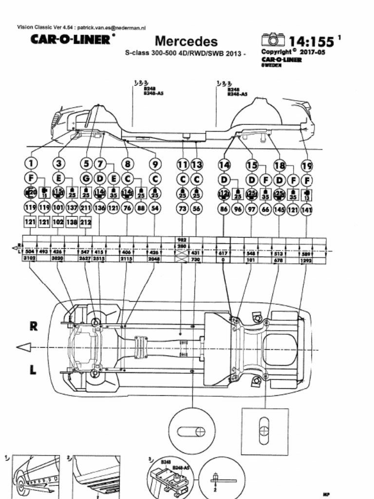 Mercedes W222 chassis dimensions | PDF
