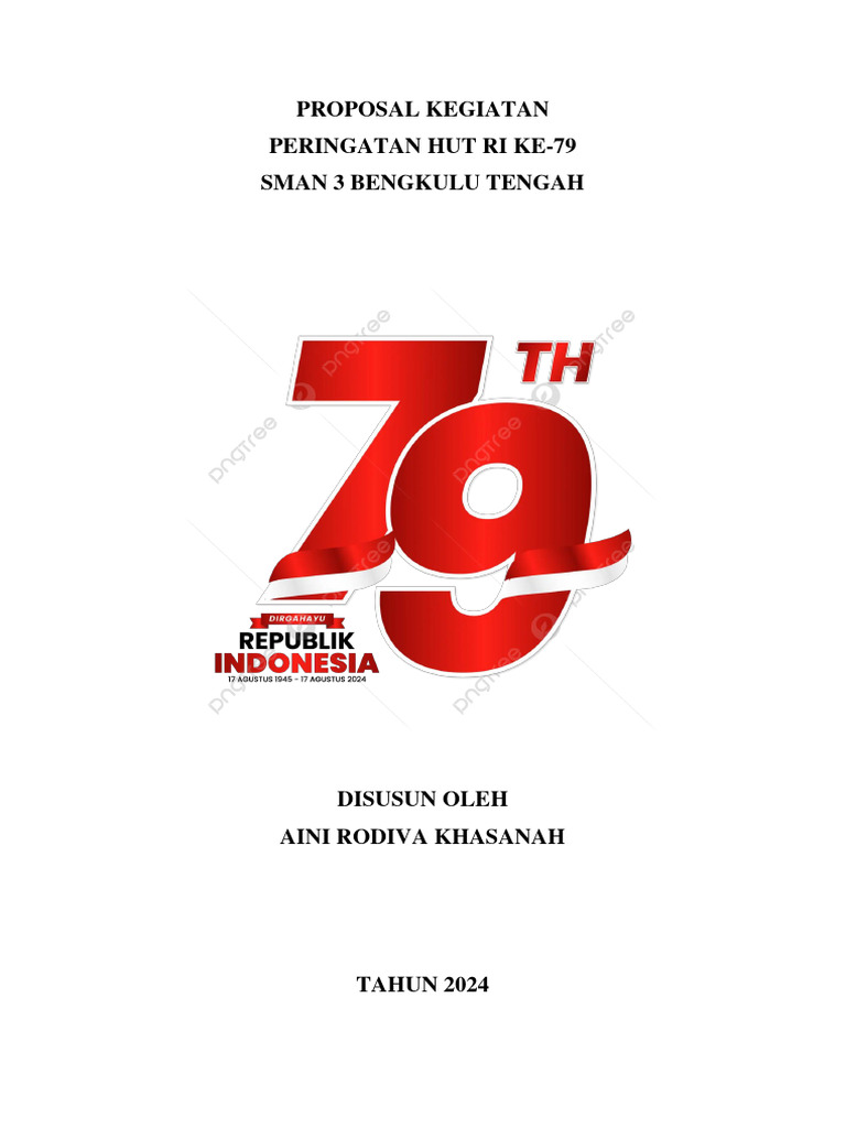 Proposal HUT RI Ke-79 SMAN 3 2024 | PDF