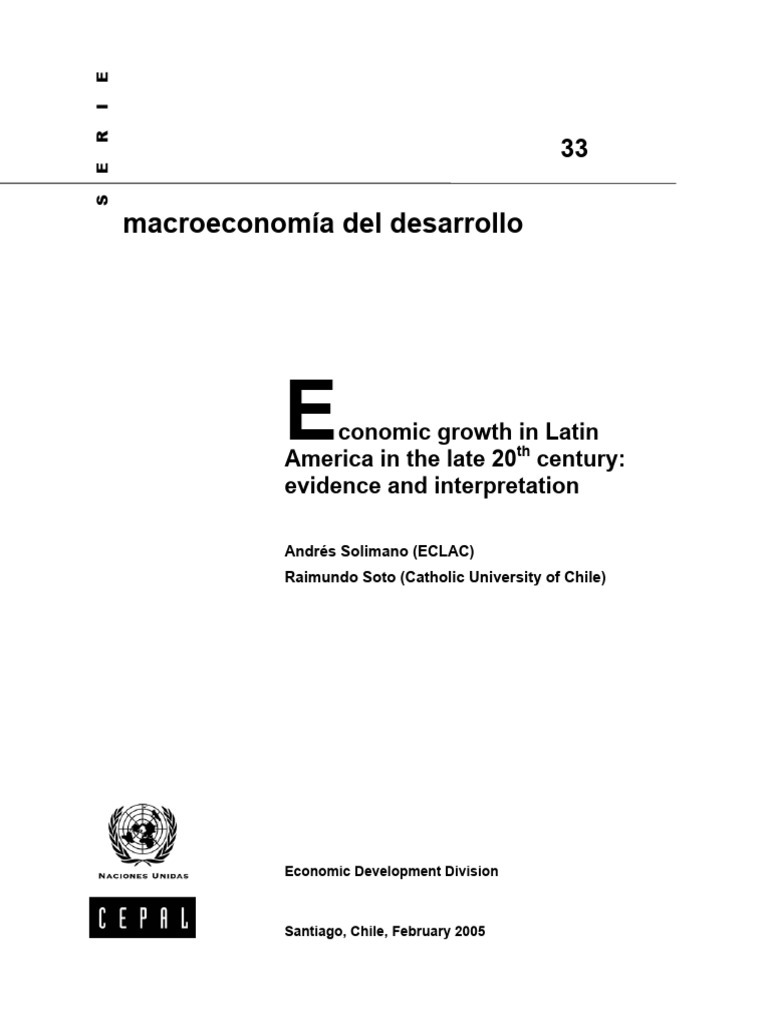 Economic Growth in Latin America in The | PDF | Economic Growth ...