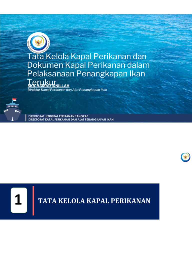 DIR KAPI - Tata Kelola Kapal Dan API R2 | PDF