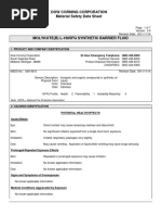 DC200 Silicone Fluid 100CS - MSDS | PDF | Fires | Firefighting