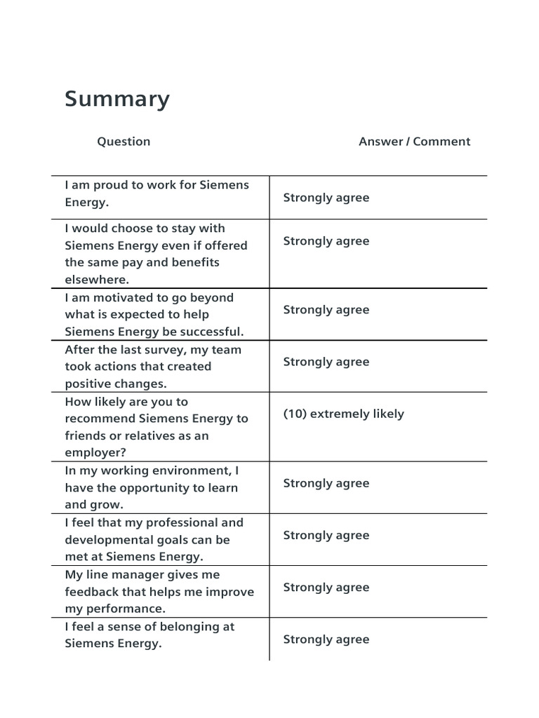 Interview Summary | PDF | Leadership | Goal