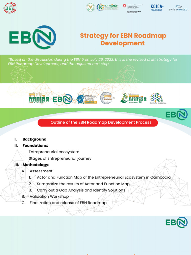 EBN Roadmap - Final Strategy | PDF | Entrepreneurship | Startup Company