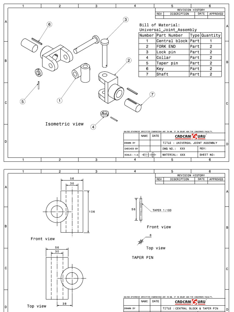 Universal Joint Assembly | PDF