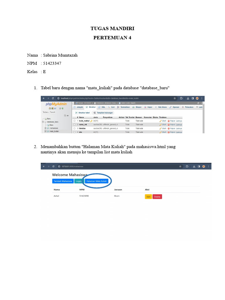 Penggunaan Mysql | PDF