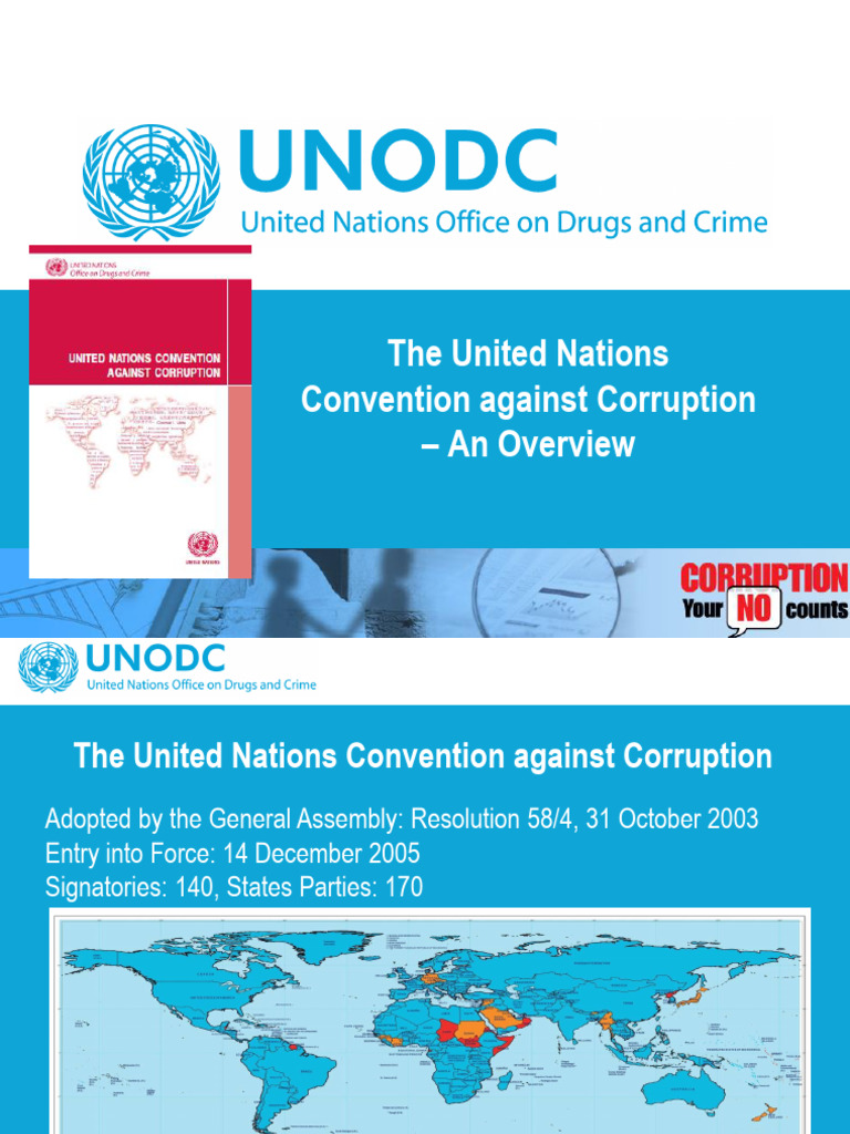 United Nation Against Corruption | PDF | Justice | Crime & Violence