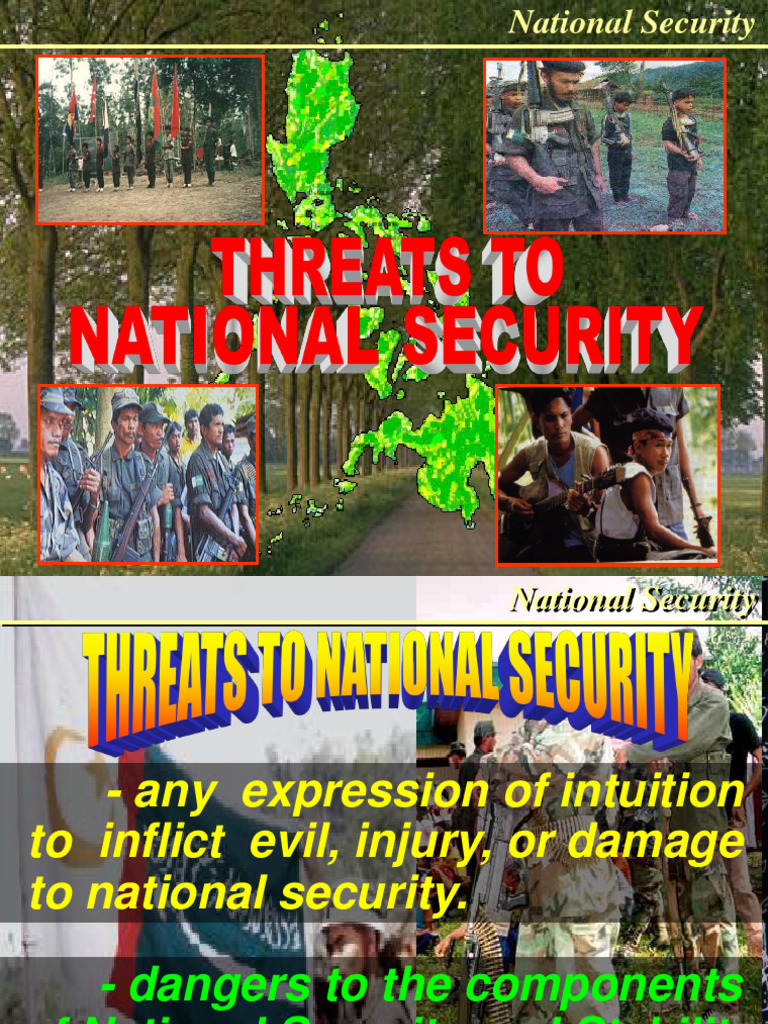 Threats To National Security 1 | PDF | National Security | Guerrilla ...