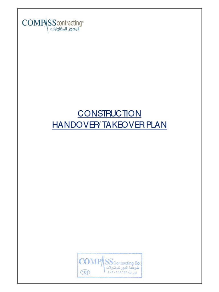 4- Handover Work Strategy | PDF | Economies | Business