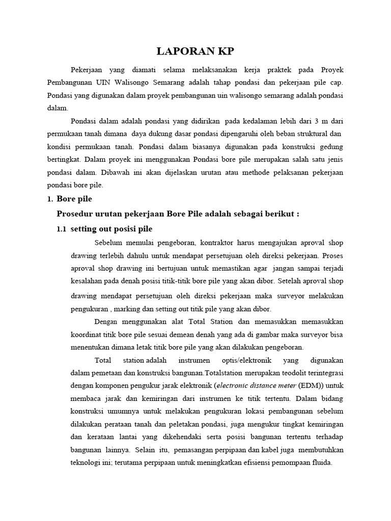 Laporan KP Mingguan | PDF