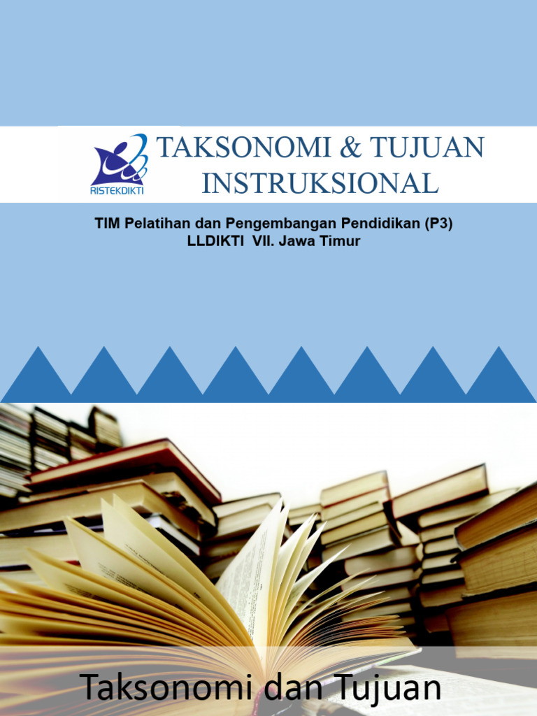 Taksonomi Tujuan Instruksional Pendidikan | PDF