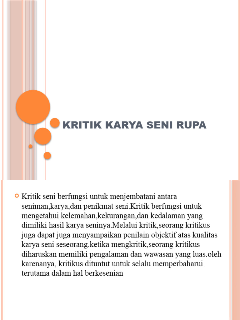 Kritik Karya Seni Rupa | PDF | Ilmu Sosial | Seni