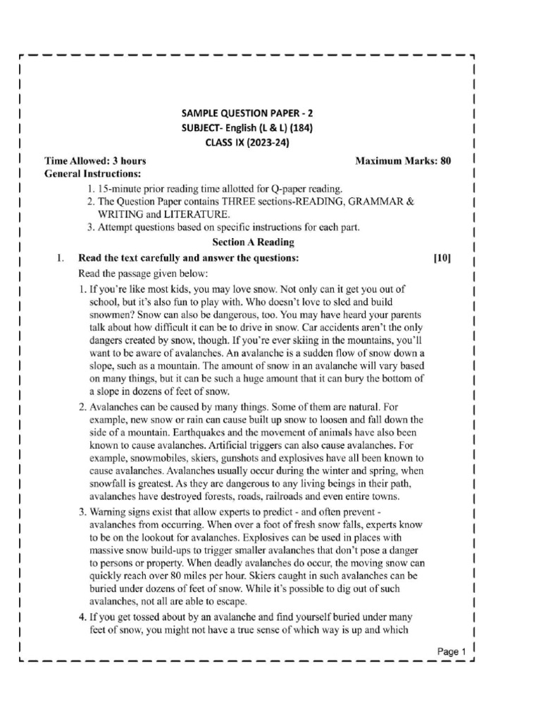 sample paper 2 | PDF