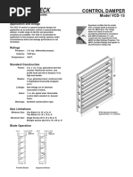 Volume Control Dampers in HVAC Systems | PDF | Duct (Flow) | Mechanical Engineering