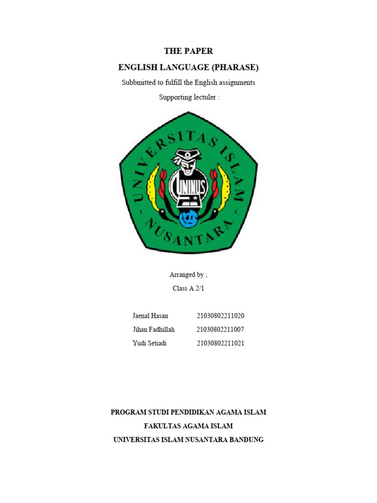 Maklah Bahasa Inggris | PDF | Adverb | Preposition And Postposition