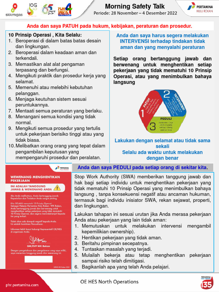 Safety Sharing - Golden Rules & CLSR | PDF