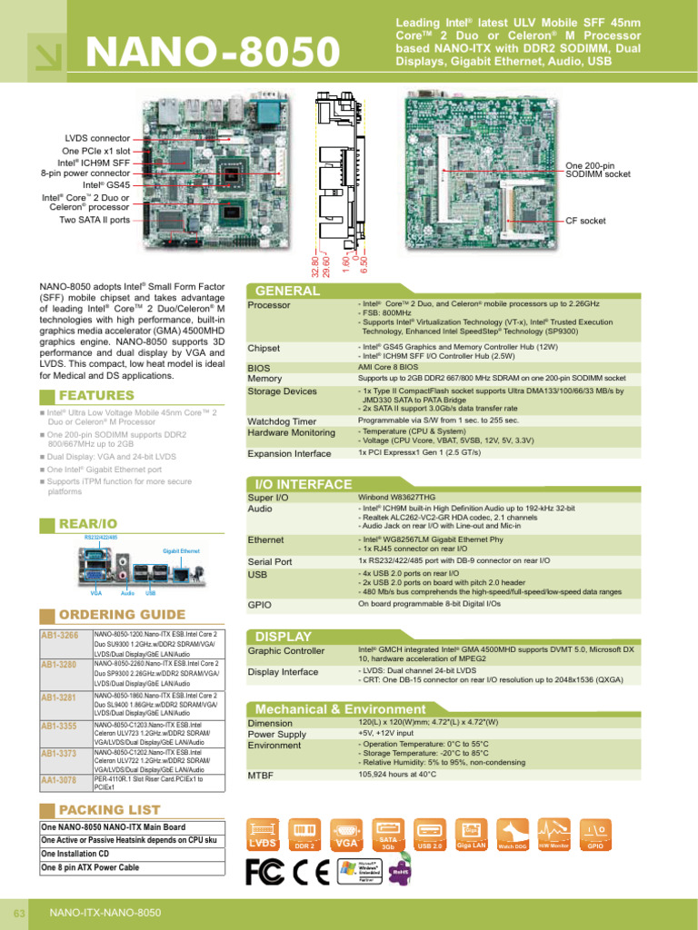 Nano 8050 | Download Free PDF | Computer Science | Electronics