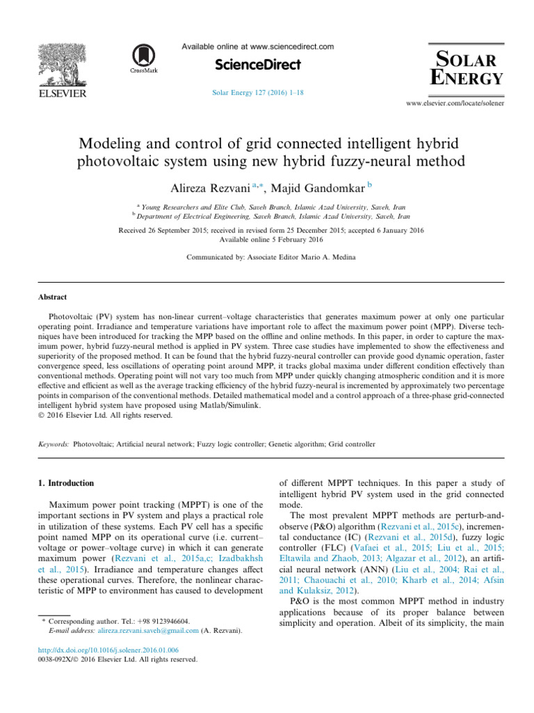 Closed - Loop Option | PDF | Photovoltaics | Photovoltaic System
